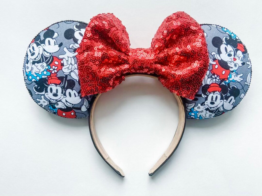 Mickey & Minnie Mouse Inspired Ears, Mickey Mouse Ears, Minnie Mouse ...