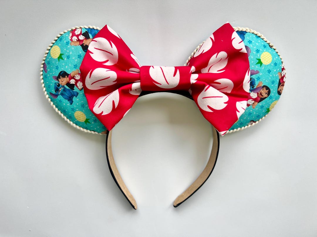 Lilo and Stitch Minnie Ears, Lilo Ears, Stitch Ears, Disney Minnie Ears - Etsy