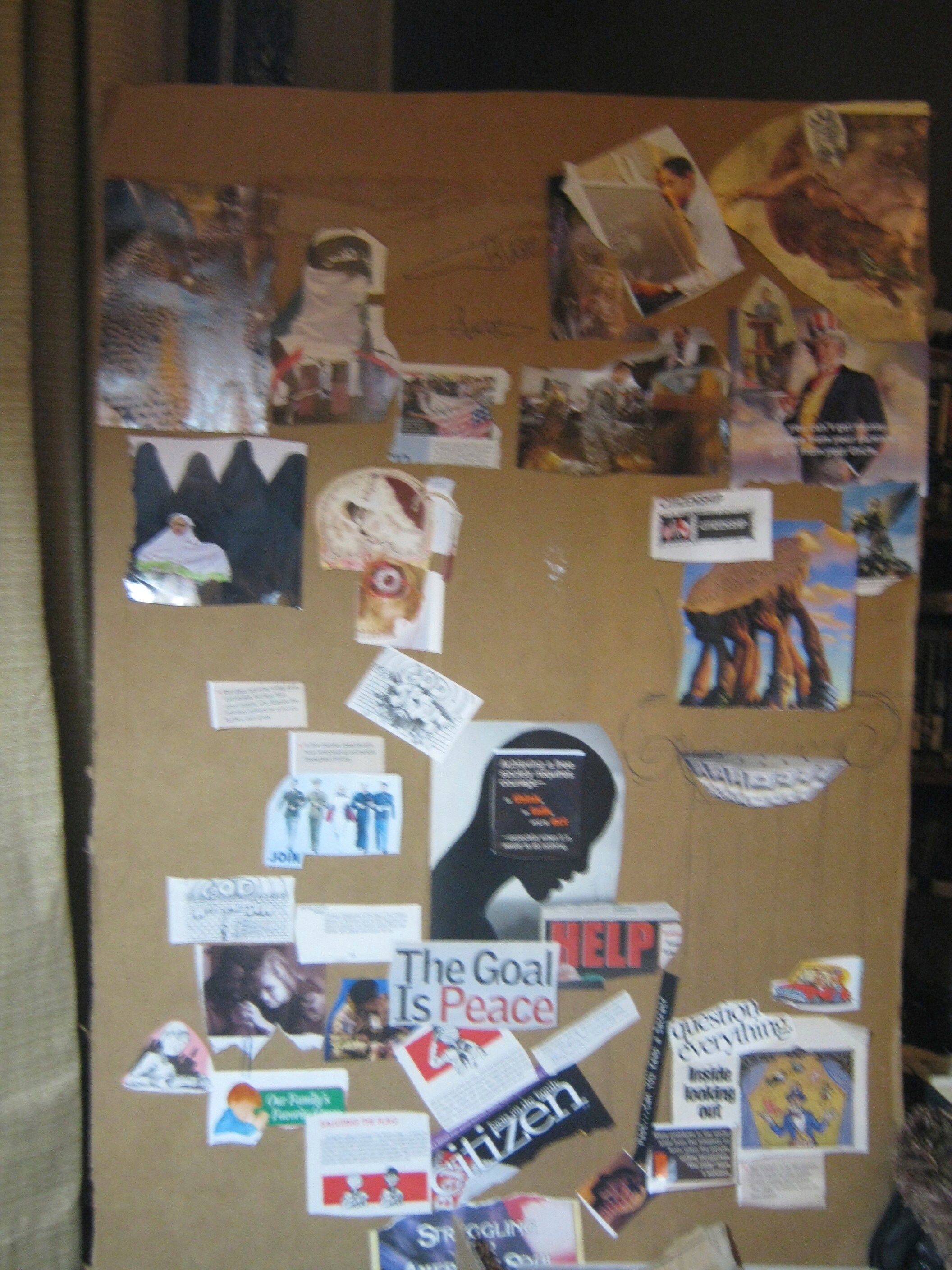 The Tragedy Pillars Custom Collage Artwork by Mary VanDenBerg | Etsy