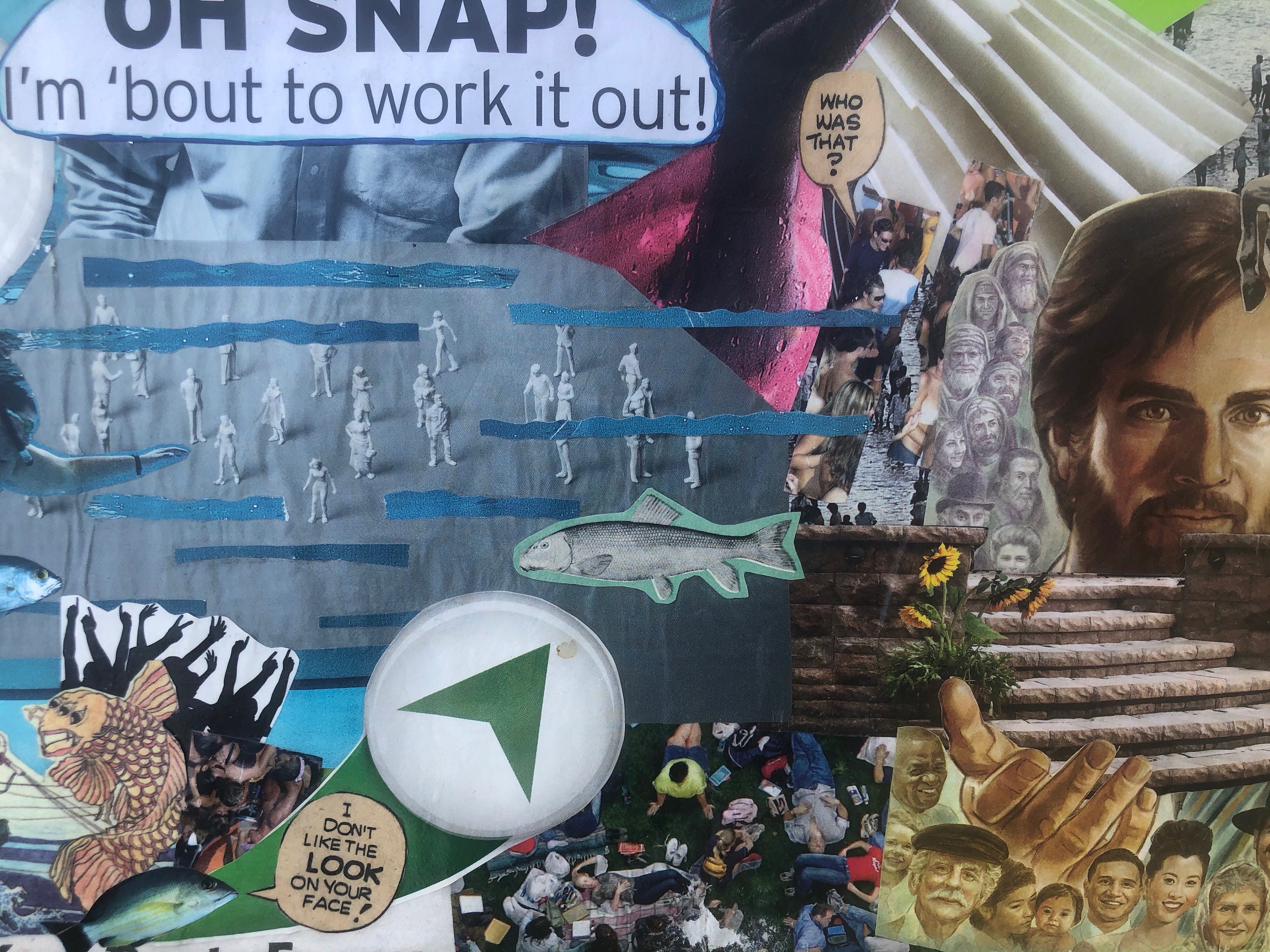 Oh Snap Collage original de Mary VanDenBerg listo para - Etsy España