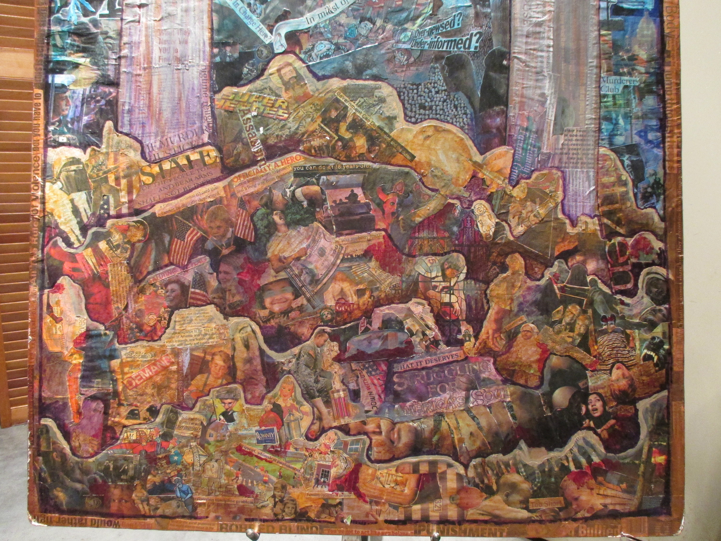 The Tragedy Pillars Custom Collage Artwork by Mary VanDenBerg | Etsy