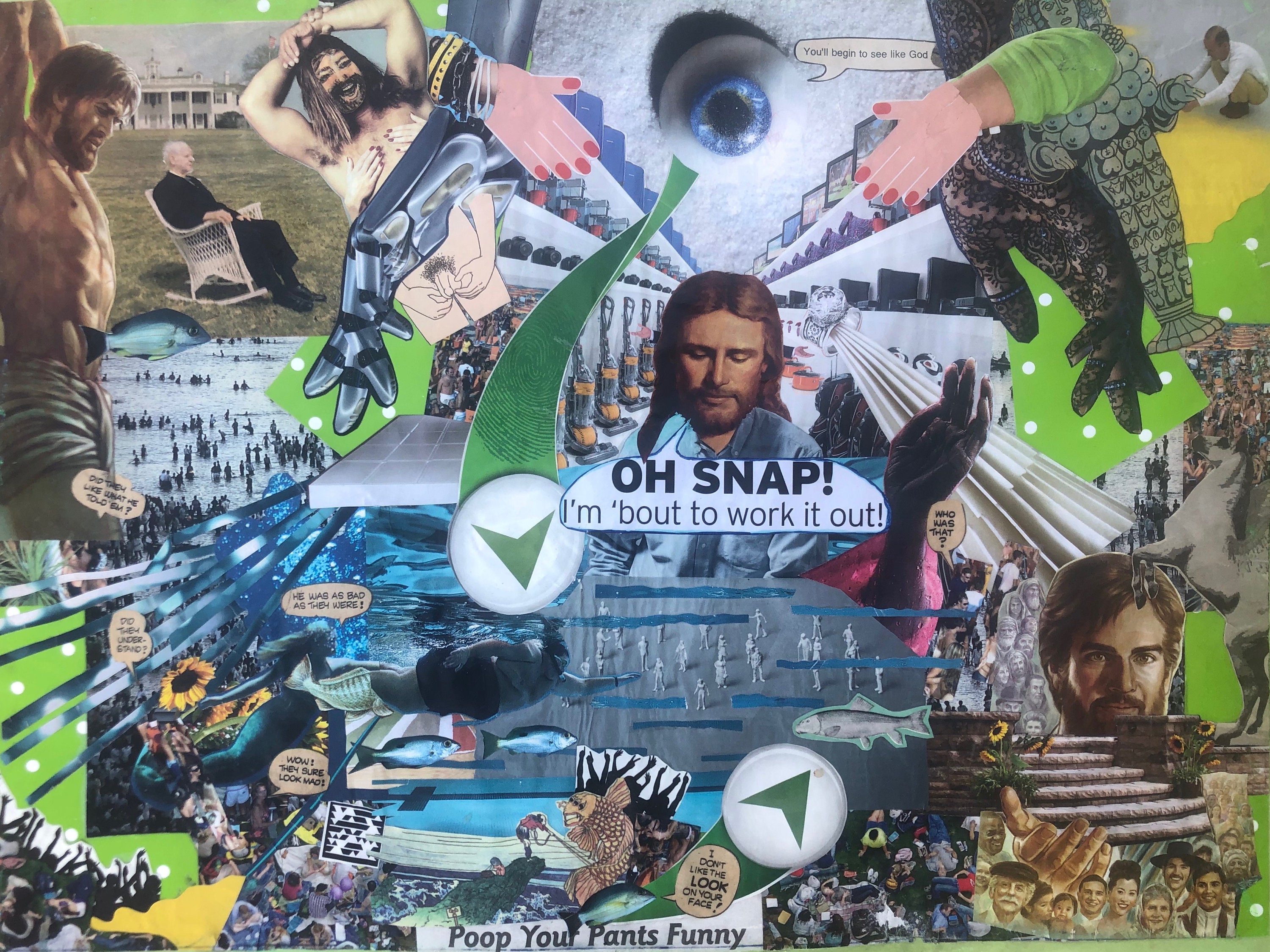 Oh Snap Collage original de Mary VanDenBerg listo para - Etsy España