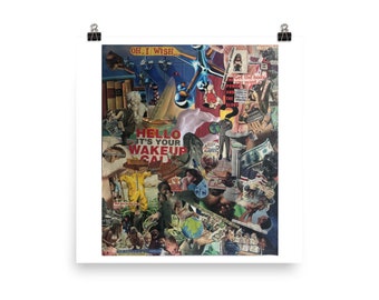 Appealing Package Original Collage by Mary Vandenberg Ready to - Etsy