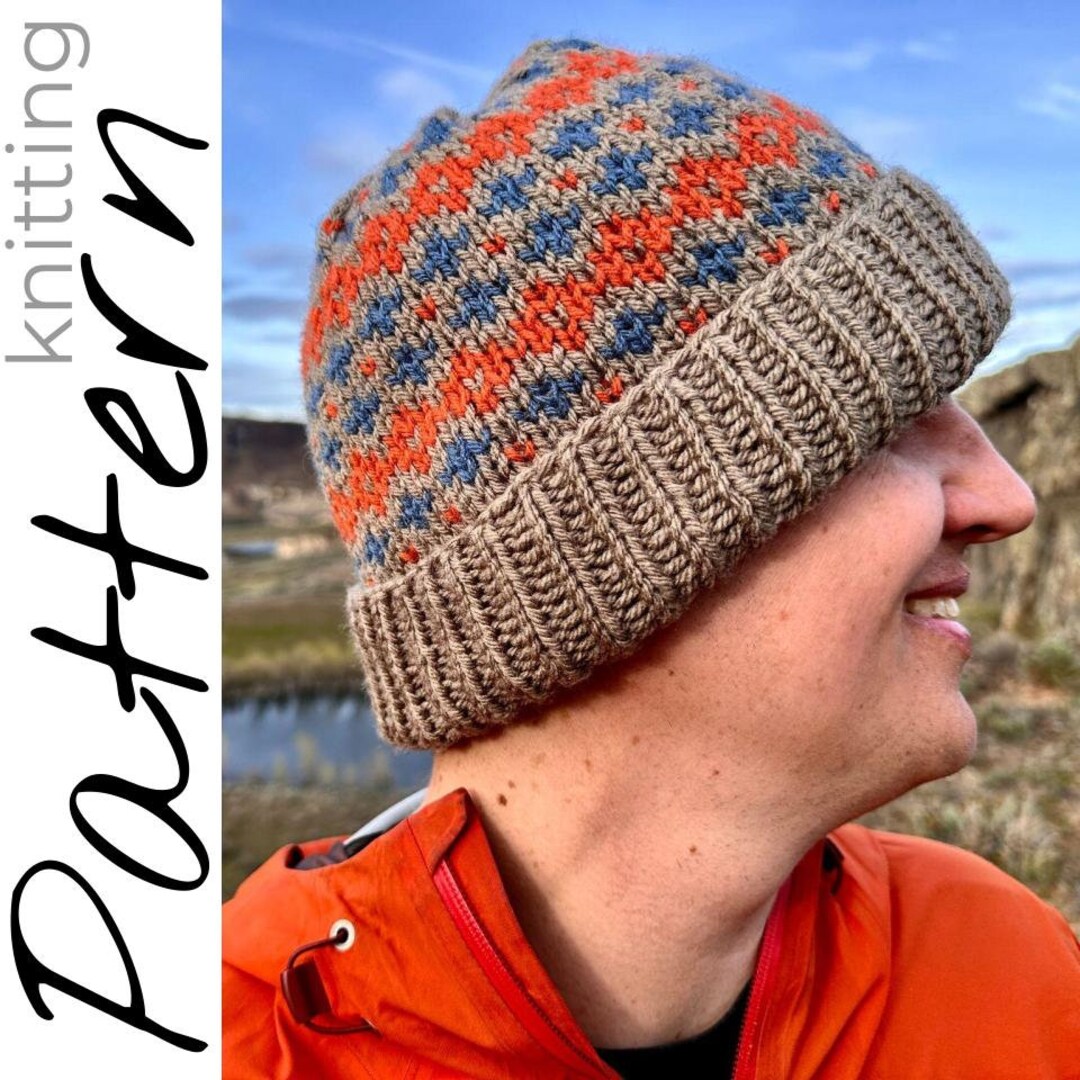 The Bryan Hat Colorwork Knitting Pattern - Etsy