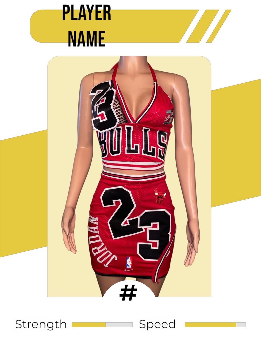 Custom Bulls Jersey 2 Piece Set | Custom Two Piece | Personalized ...