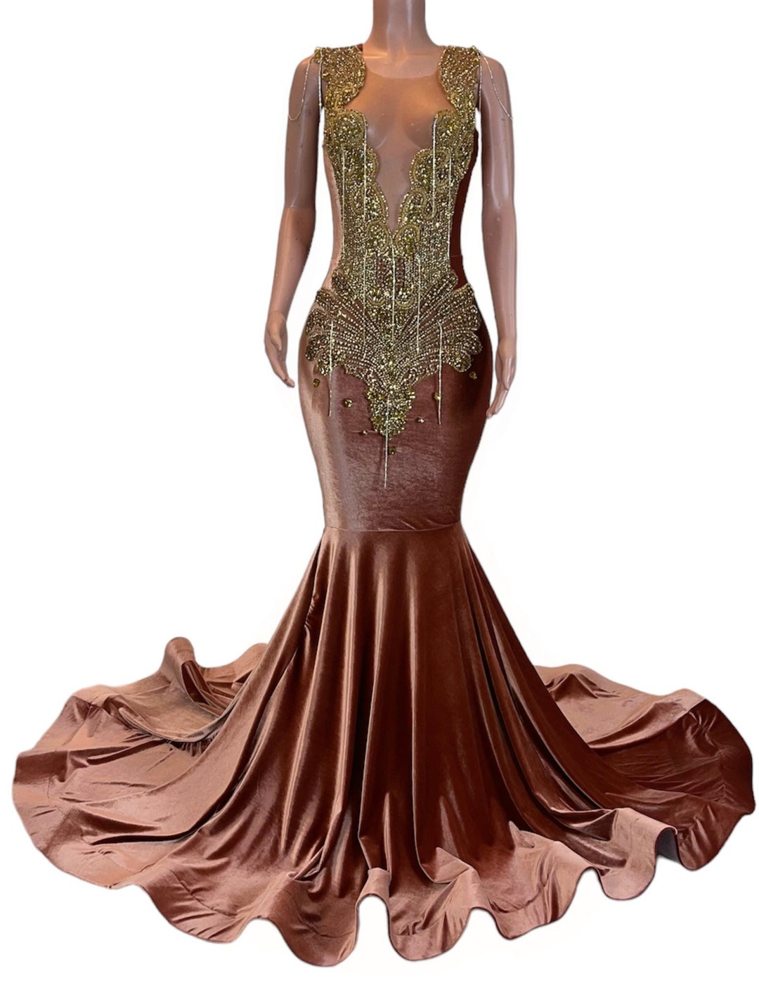 Custom Prom Dress rustic Jewel - Etsy
