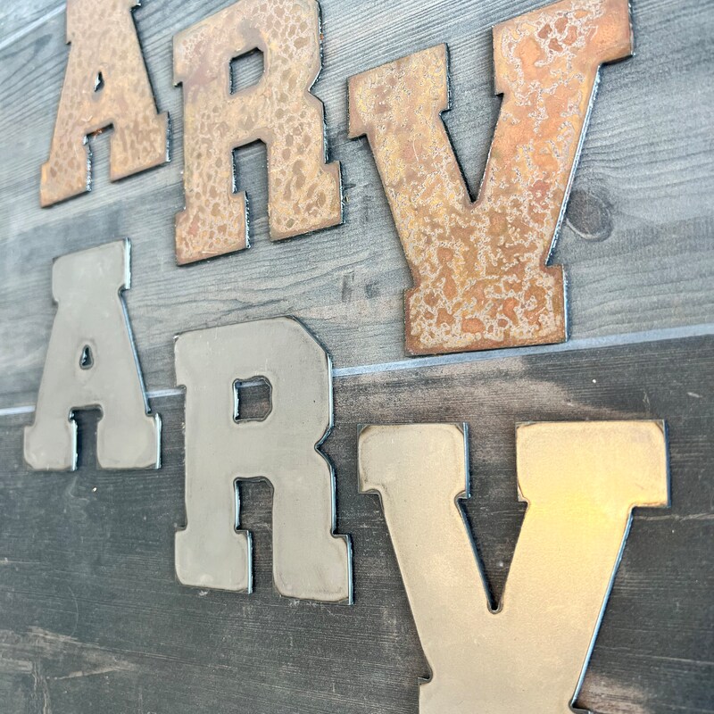 Metal Letters - Etsy