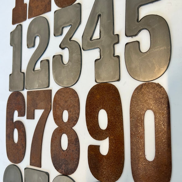 Rusty Metal Letters - Etsy