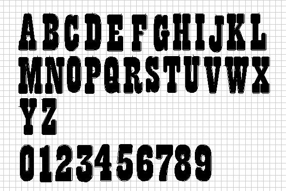 6 Inch Numbers and Letters - Rusty or Natural Steel Finish - Mounting ...