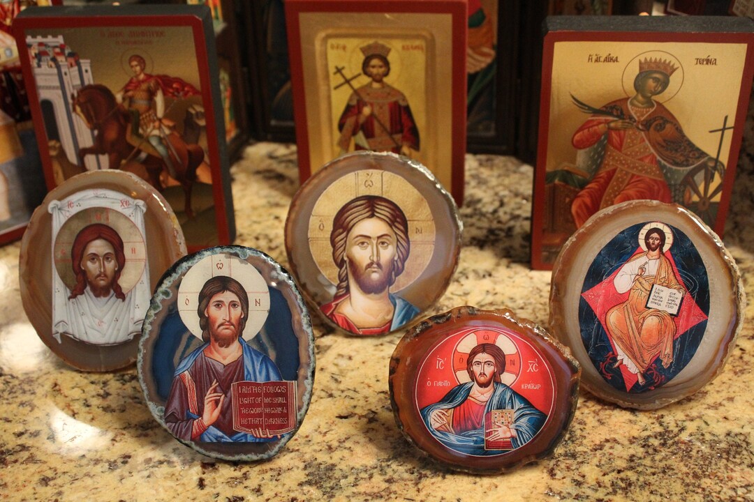Icons - Christ (greek Orthodox) - Etsy