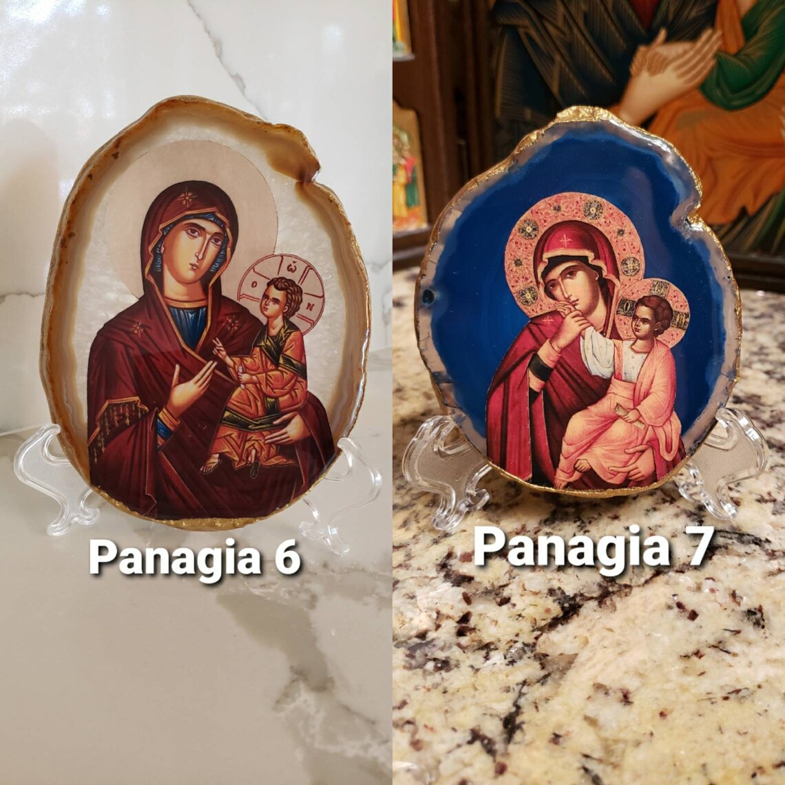 Icons Panagia greek Orthodox - Etsy