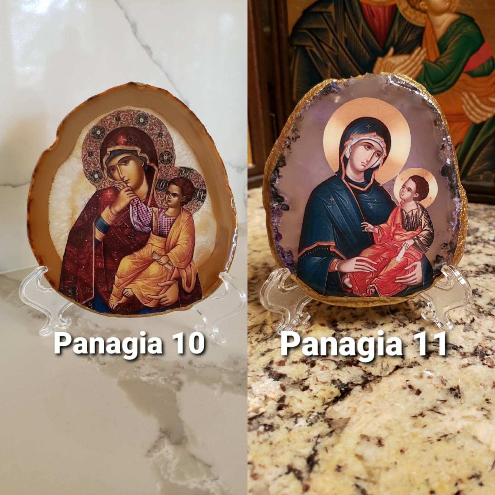 Icons Panagia greek Orthodox - Etsy