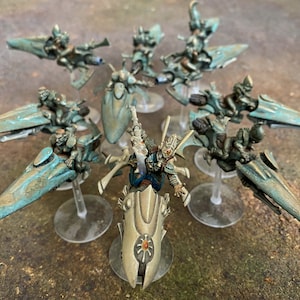 Warhammer 40K Aeldari Army. Assembled, Painted, Customized, Magnetized ...