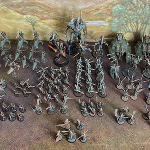 Warhammer 40K Aeldari Army. Assembled, Painted, Customized, Magnetized ...
