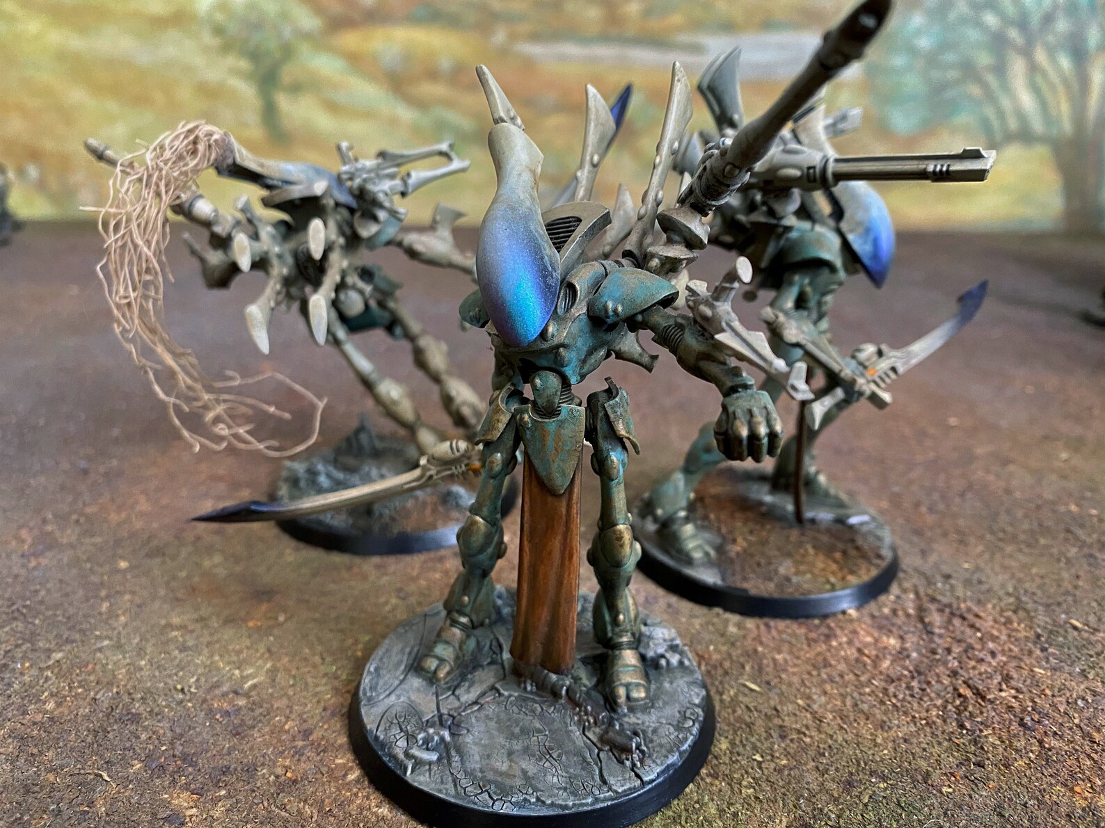 Warhammer 40K Aeldari Army. Assembled, Painted, Customized, Magnetized ... Warhammer 40K Aeldari Army. Assembled, Painted, Customized, Magnetized ...