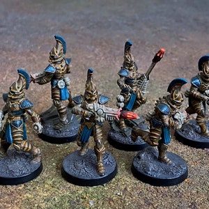 Warhammer 40K Aeldari Army. Assembled, Painted, Customized, Magnetized ...