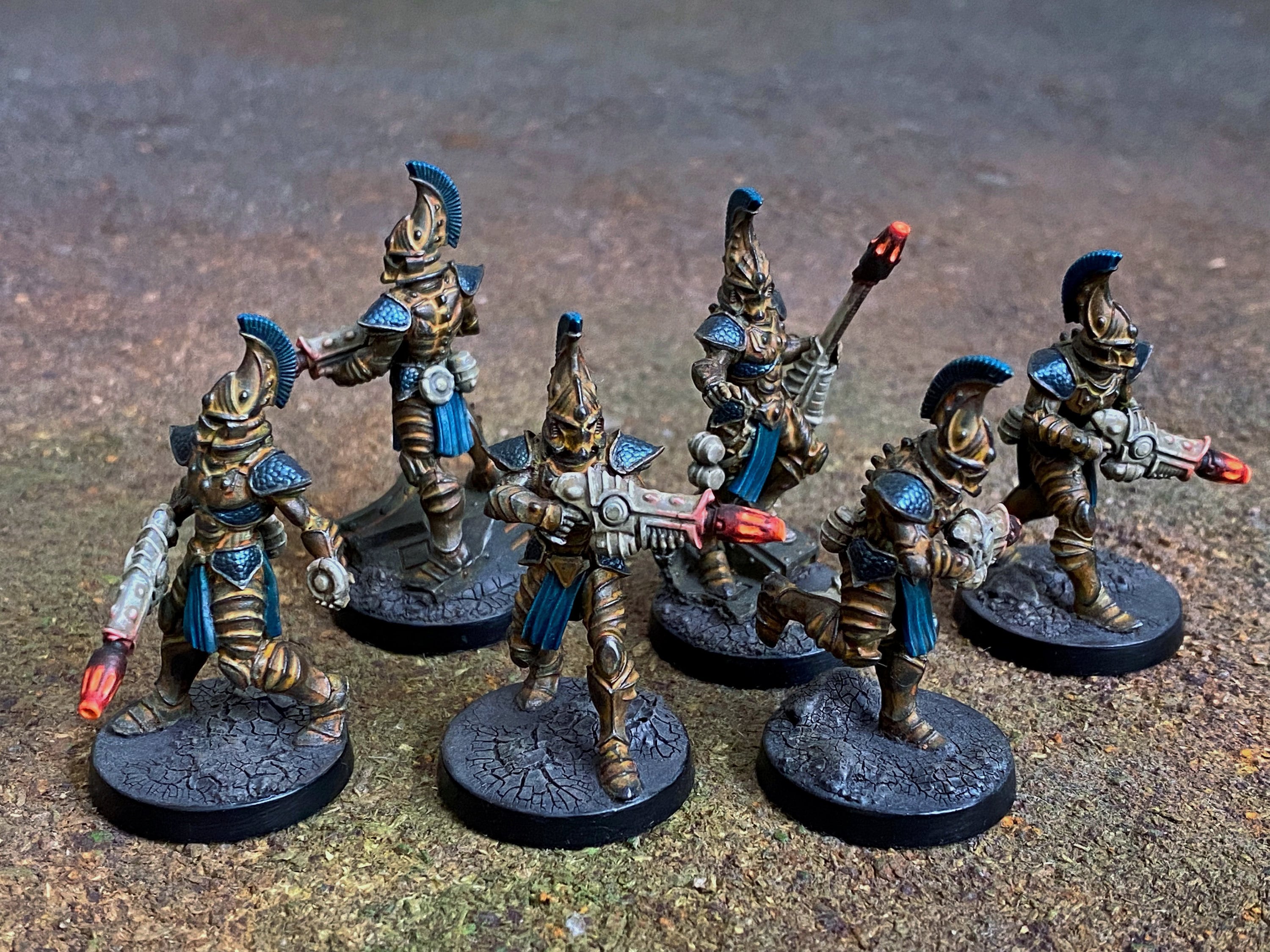 Warhammer 40K Aeldari Army. Assembled, Painted, Customized, Magnetized ... Warhammer 40K Aeldari Army. Assembled, Painted, Customized, Magnetized ...