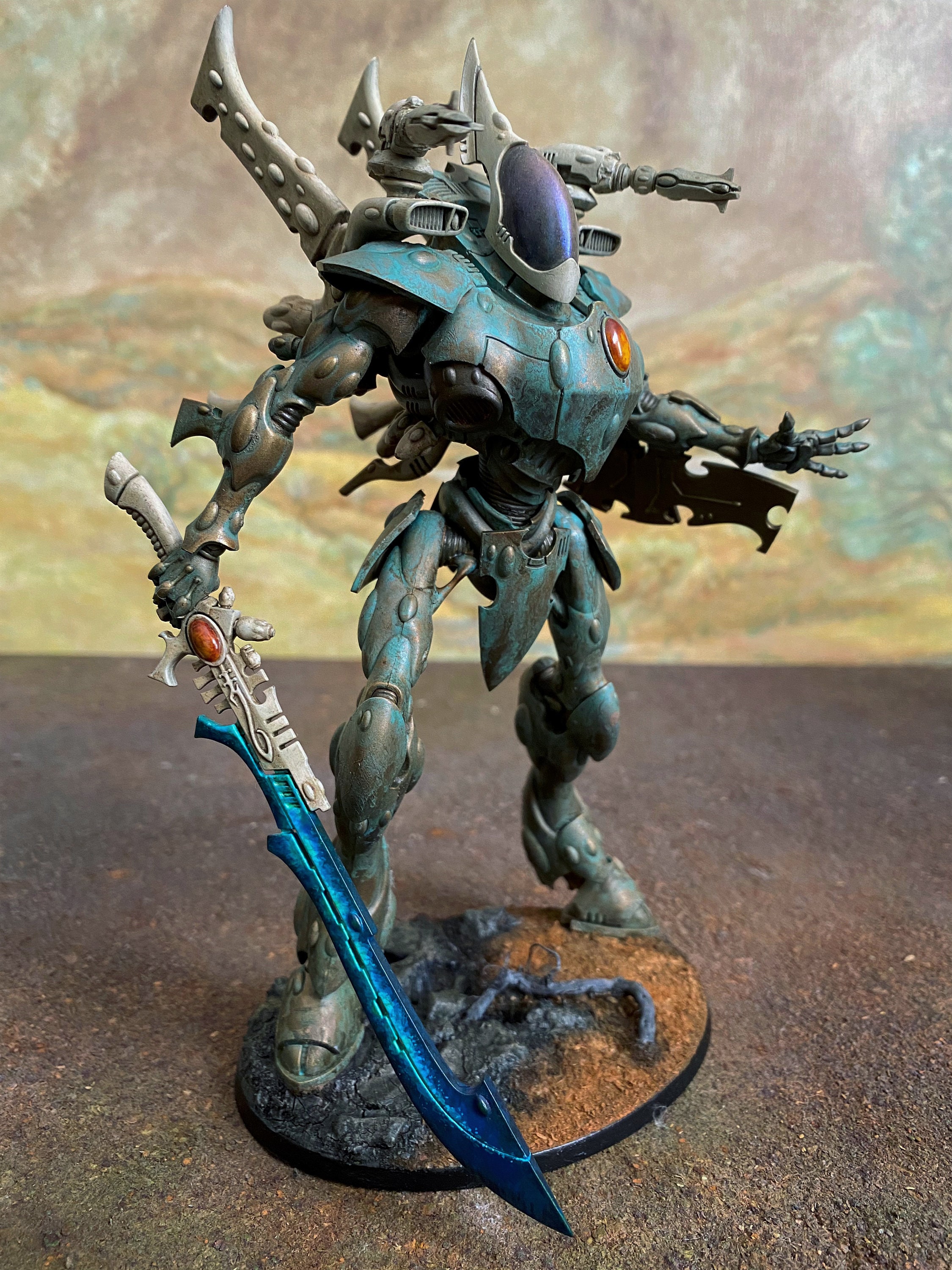 Warhammer 40K Aeldari Army. Assembled, Painted, Customized, Magnetized ... Warhammer 40K Aeldari Army. Assembled, Painted, Customized, Magnetized ...