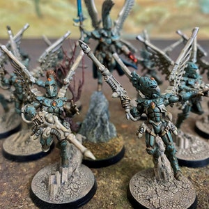 Warhammer 40K Aeldari Army. Assembled, Painted, Customized, Magnetized ...