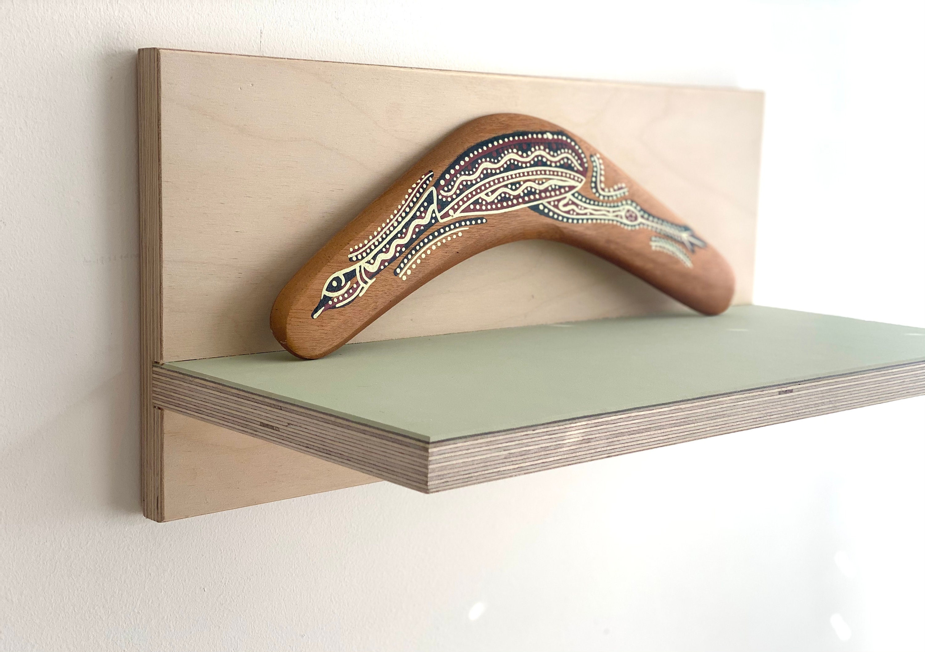 Ply and Linoleum Floating Shelf - Etsy UK