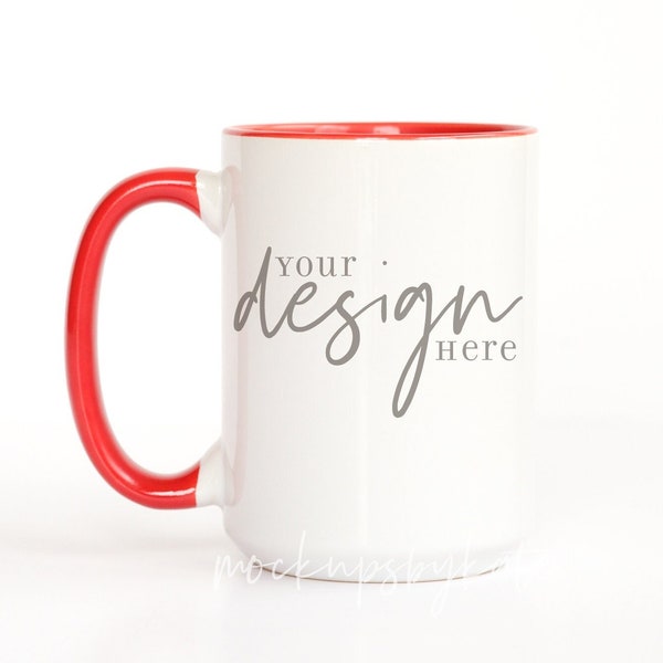 Red Mug - Etsy