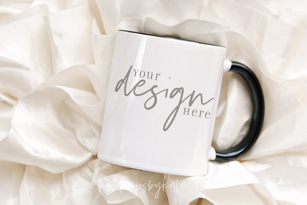 11 Oz Mug Mockup | White & Black Mug Mockup | 11 Oz Cup Mockup | Styled ...