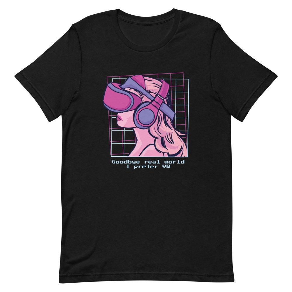 VR Lover Short-sleeve Unisex T-shirt VR Shirt Virtual - Etsy