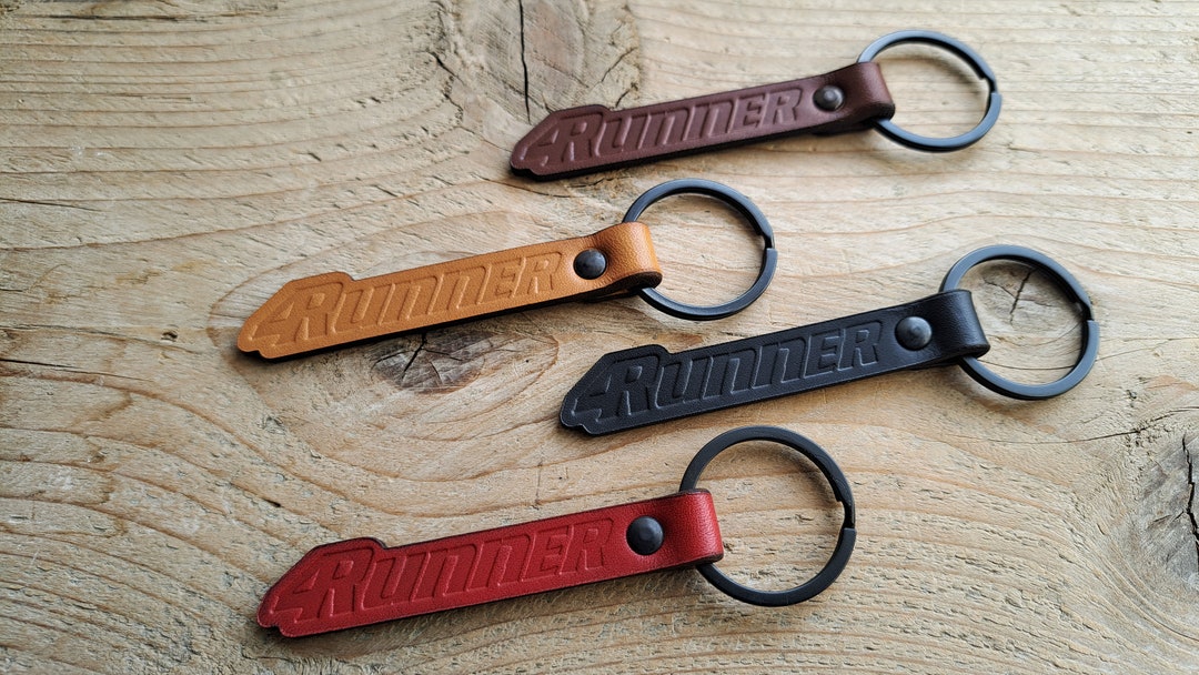 4runner Handmade Italian Leather Keychain Keyring - Etsy