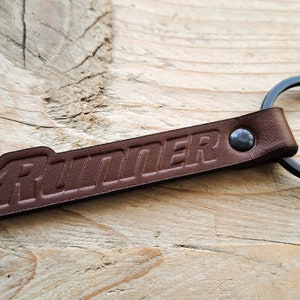 4runner Handmade Italian Leather Keychain Keyring - Etsy