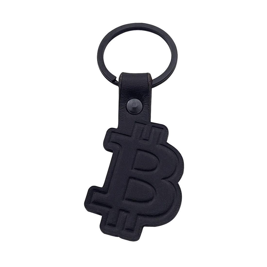 Bitcoin BTC Handmade Italian Leather Keychain Keyring HODL | Etsy