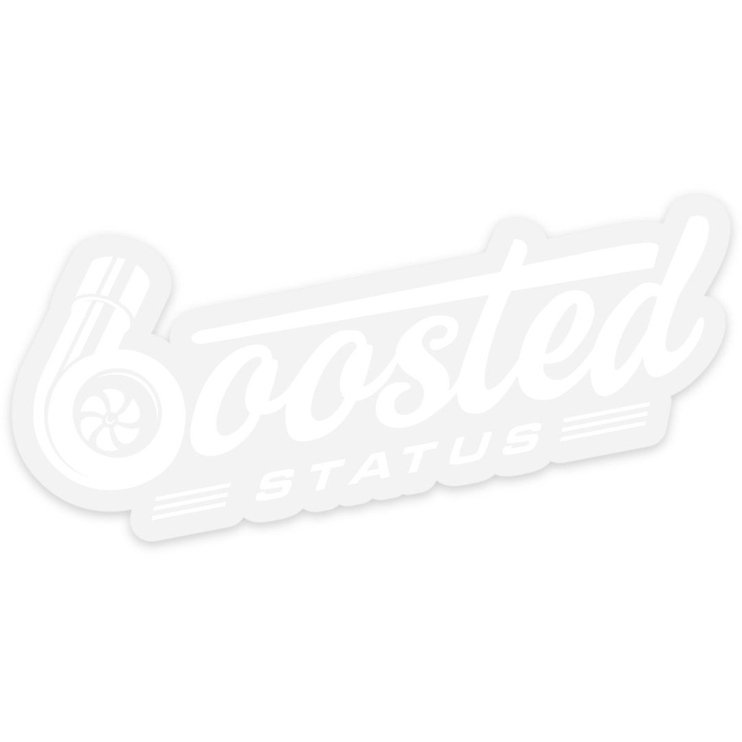 Boosted Status Decal / Car Laptop Sticker (white) - Etsy