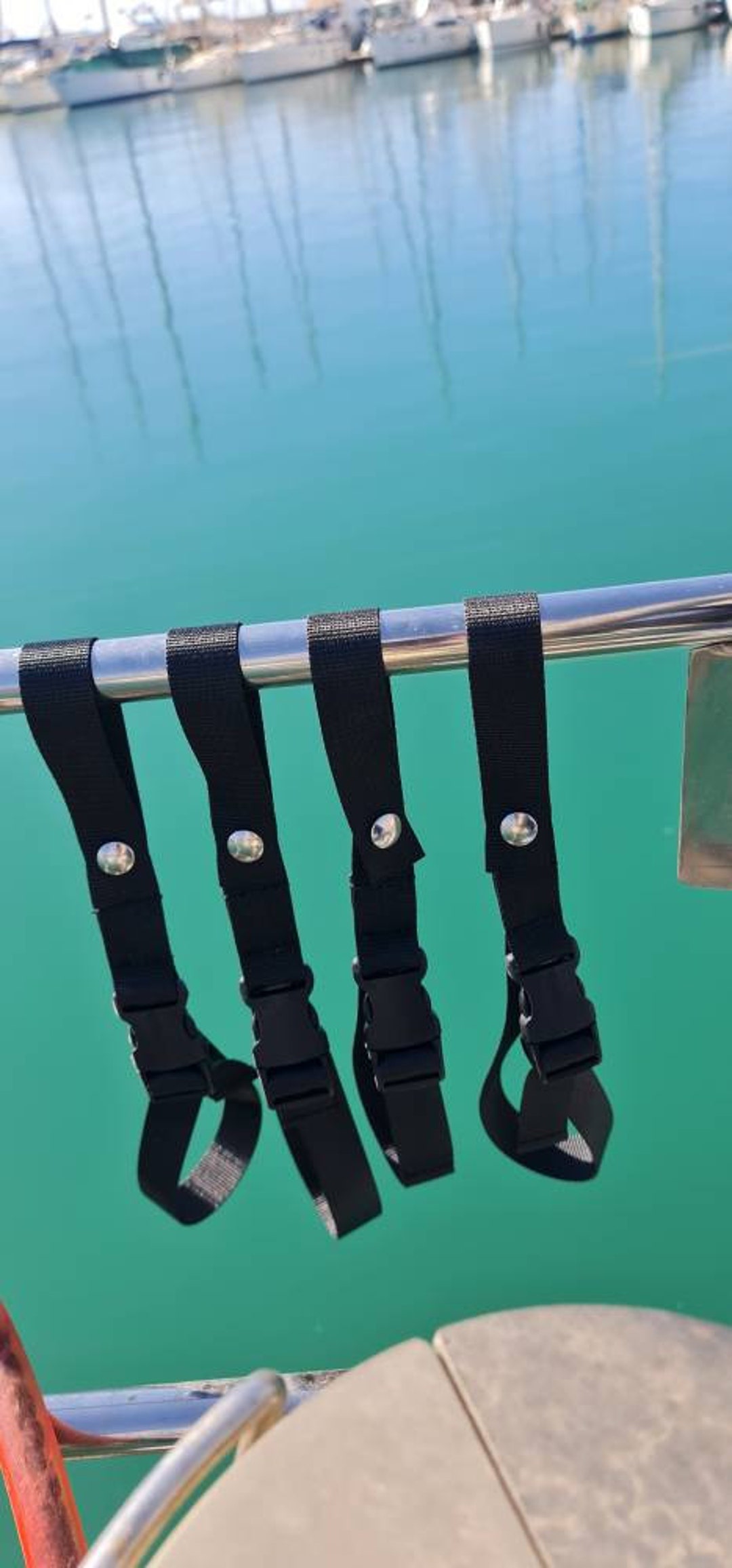 Adjustable Boat Strap,rope,cable Organizer.1 Set Consists of 4 Straps ...