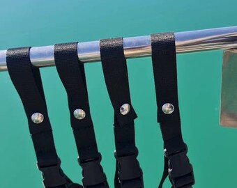 Set of 4 Boat Railing Straps for Holding Dock Line Rope on - Etsy