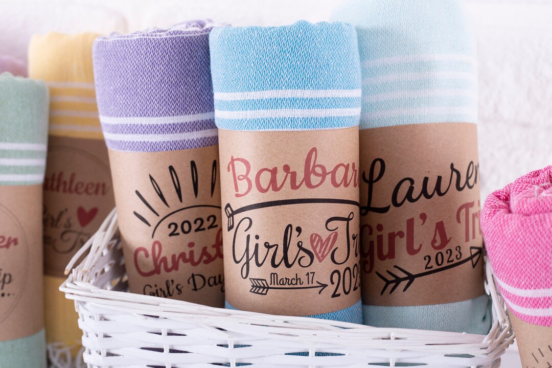 Personalized Girls Trip Gifts, Beach Towel, Birthday Gift, Mother ...