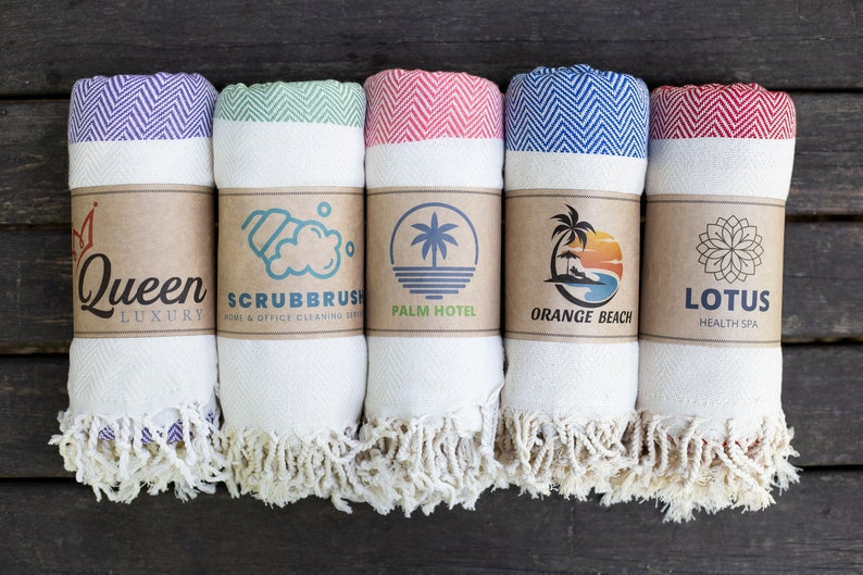 Personalized Beach Towel Custom Corporate Gift Towel - Etsy