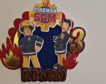 Fireman Sam Cake Topper | Etsy UK