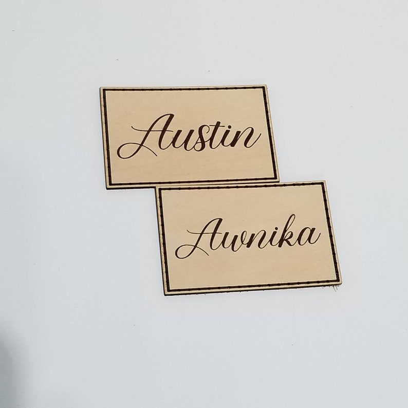 Leather Name Tag Leather Name Patch Leather Sign Leather - Etsy