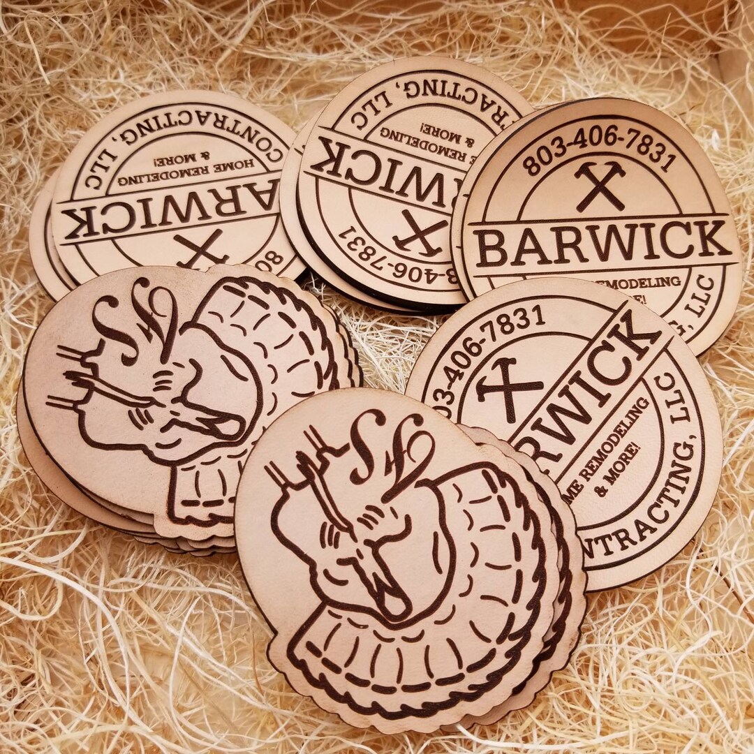 Genuine Leather Patches | Custom Leather Patches - Etsy