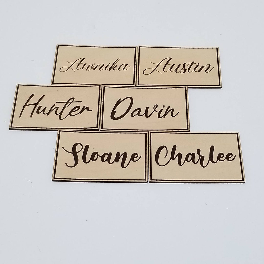 Leather Name Tag | Leather Name Patch | Leather Sign | Leather Name ...