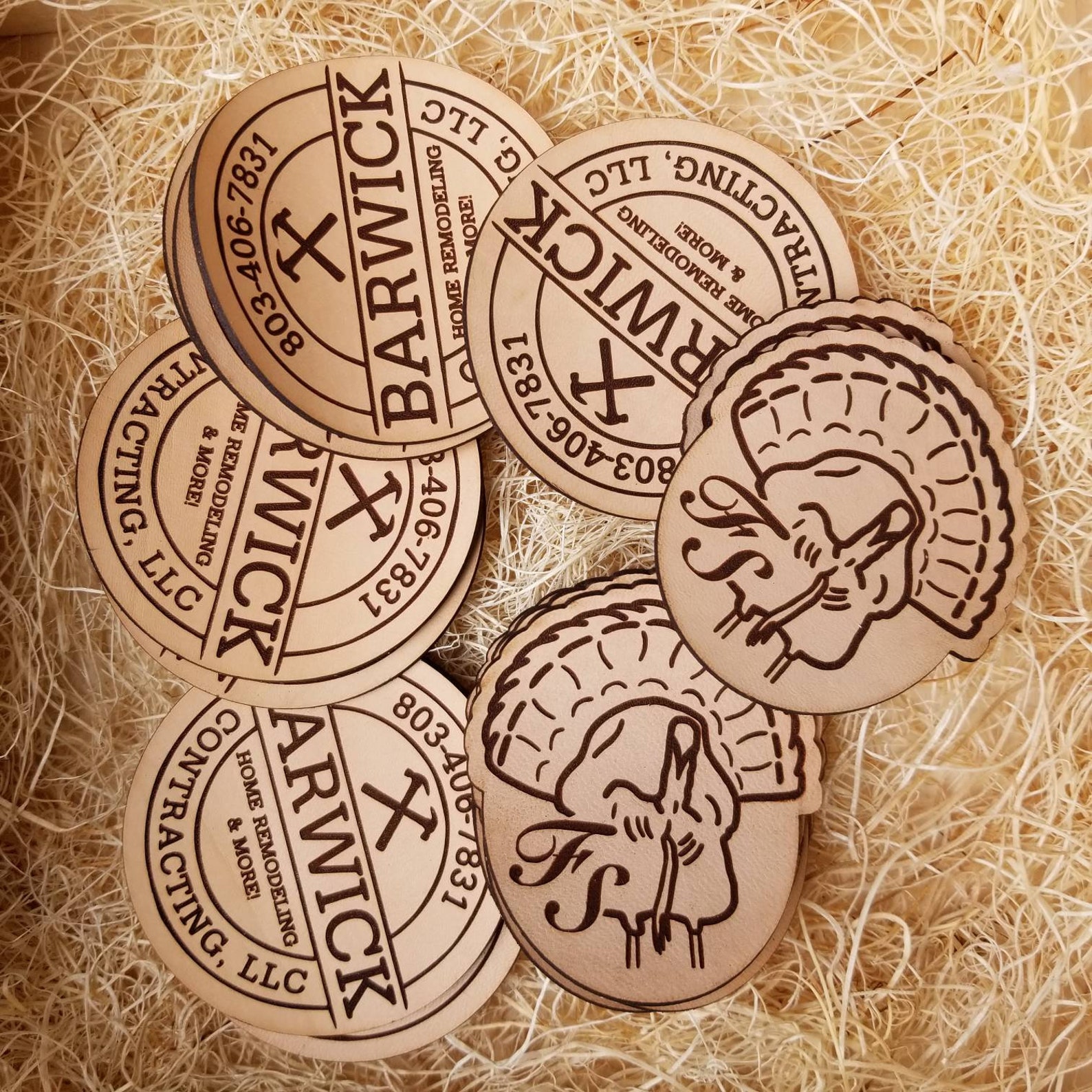 Genuine Leather Patches Custom Leather Patches | Etsy