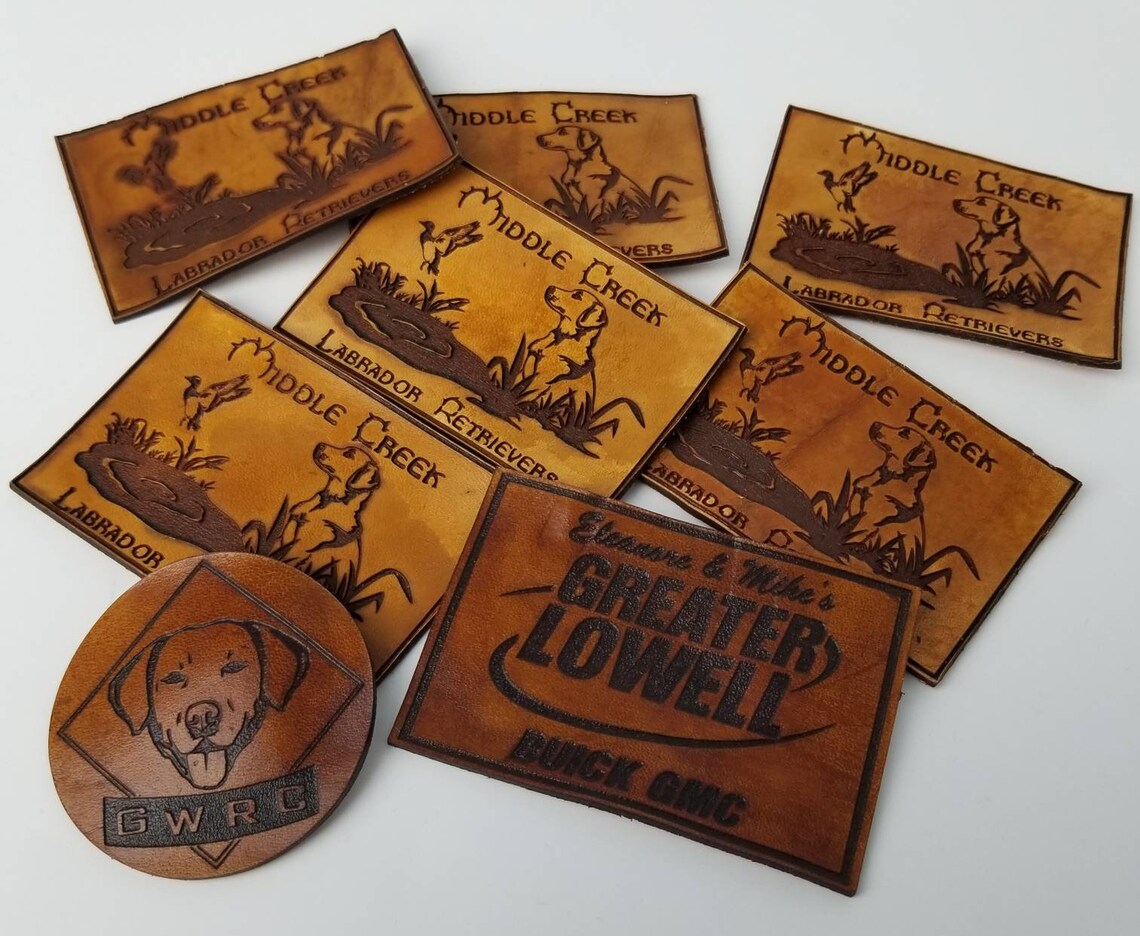 Custom Leather Patches | Leather Patch Gift | Laser Engraved Leather ...