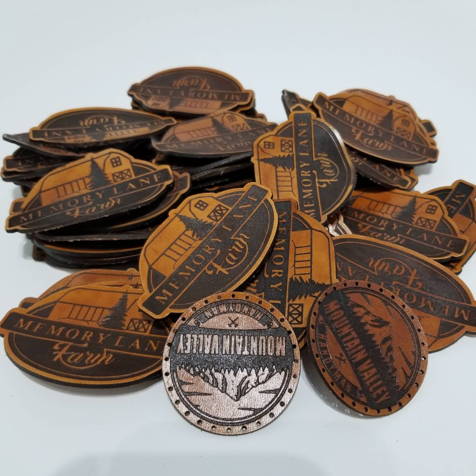 Leather Patches Custom Leather Patches Custom Engrave - Etsy