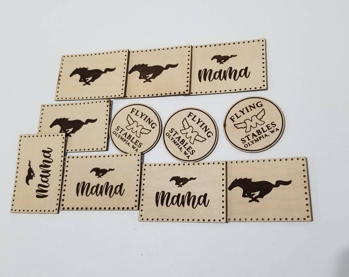 Custom Leather Patches Leather Patch Gift Laser Engraved - Etsy