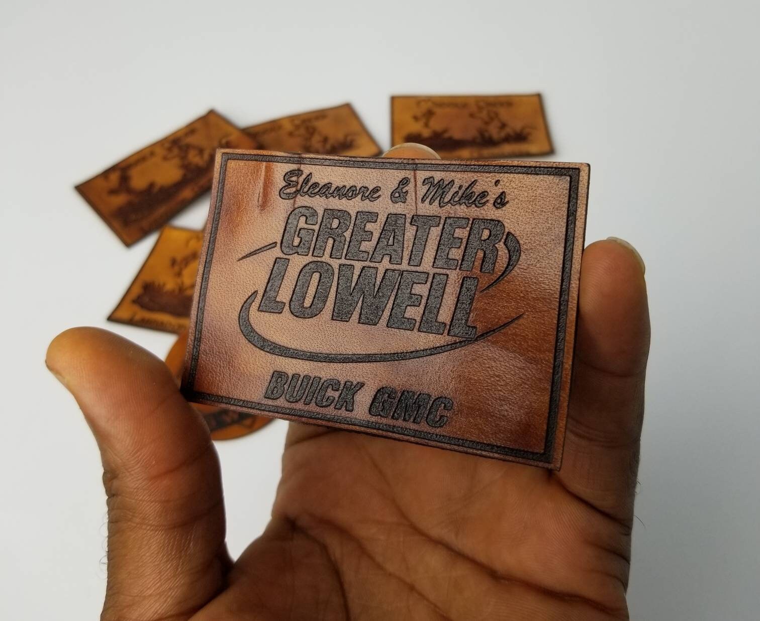 Custom Leather Patches Leather Patch Gift Laser Engraved - Etsy