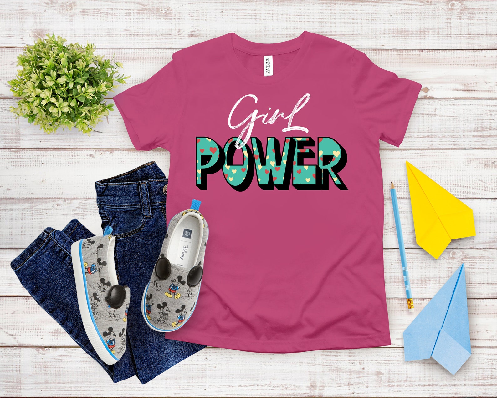 GIRL POWER Tshirt Girl Power Kids Tshirts Girl Power Shirts - Etsy