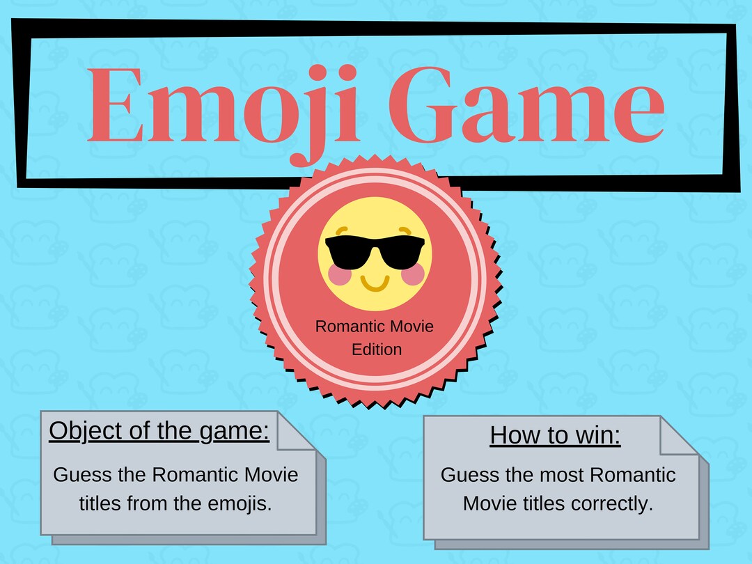 Guess the Romance Movie Title | Emoji Guessing Game | Printable ...