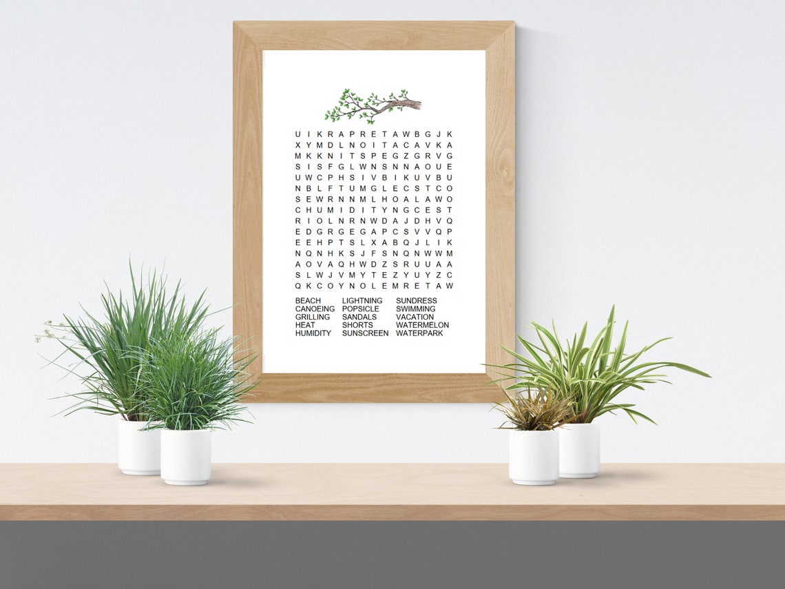 Seasonal Word Search Pack | Winter | Spring | Summer | Fall | Printable ...