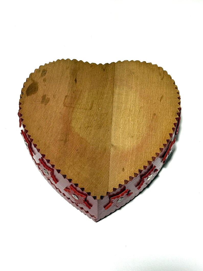 Babe Ruth Tramp Art Heart Box - Etsy