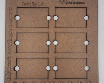 Laser Business Card Jig - Etsy