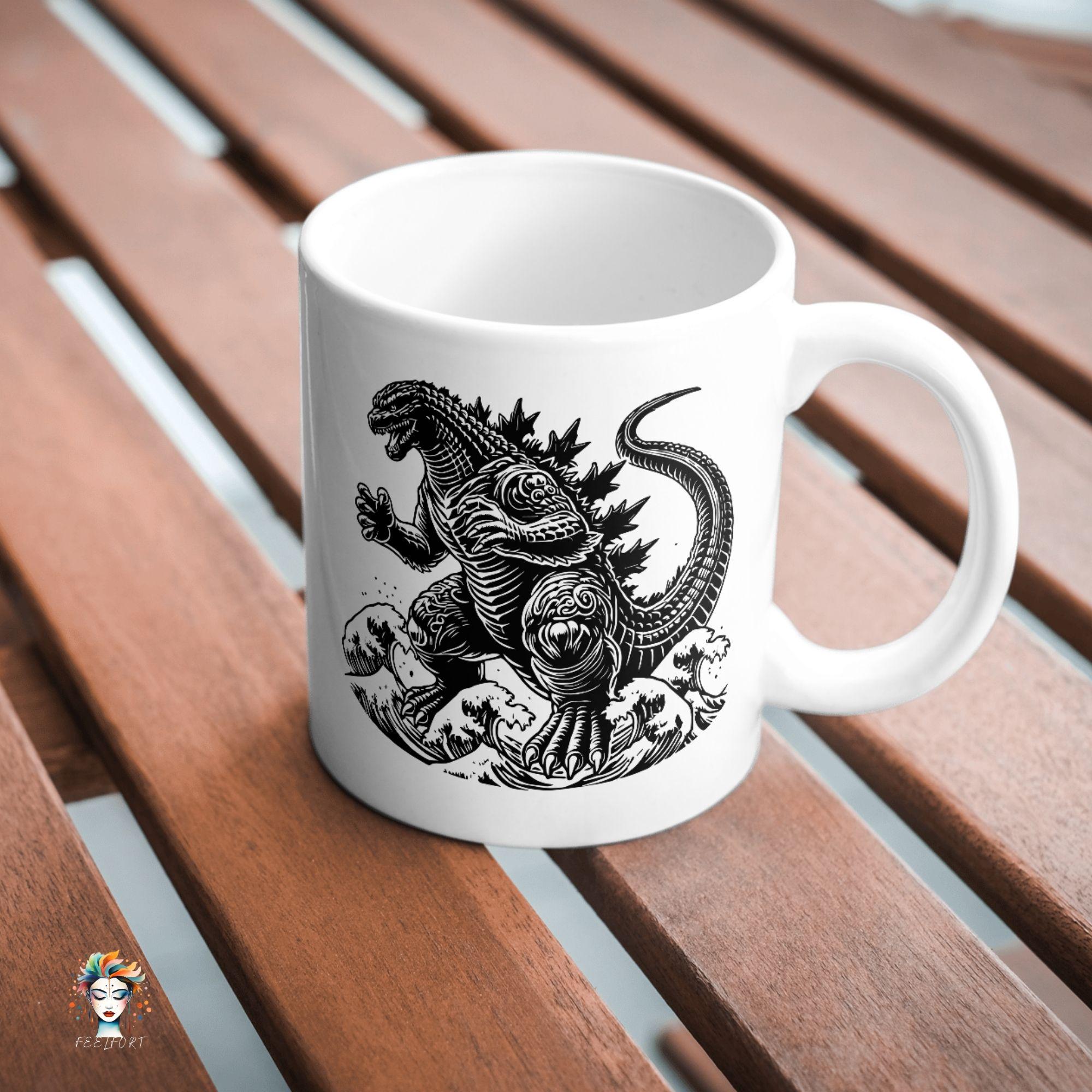 Angry Godzilla SVG PNG Bundle, Scary Godzilla Svg, Cartoon Godzilla Svg ...